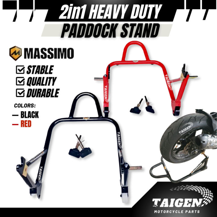 MASSIMO ORIGINAL 2in1 Heavy Duty Paddock Stand | Lazada PH