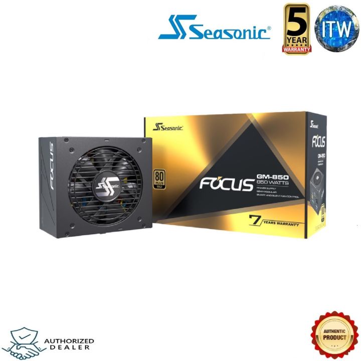 Seasonic FOCUS GM-850 850W 80+ Gold Semi-Modular ATX Power Supply Unit (SSR-850FM) | Lazada PH