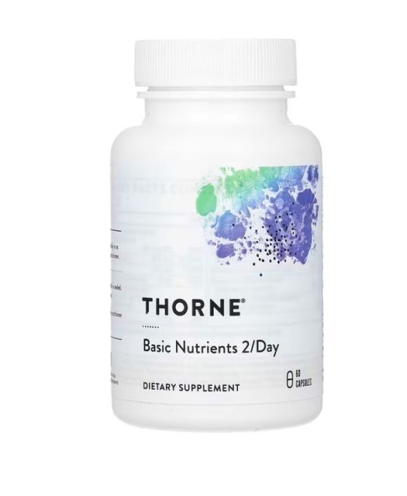 [ วิตามินรวม ]Thorne, Basic Nutrients 2/Day x 60 แคปซูล (Capsules ...