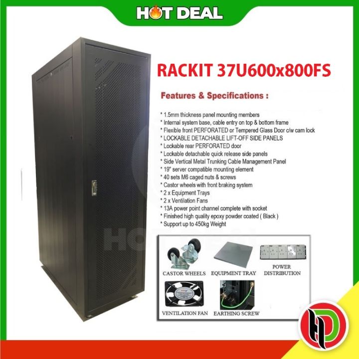 Hotdeal ( Free Shipping Klang Valley ) RackIT 19" 37U 600x800 Floor ...