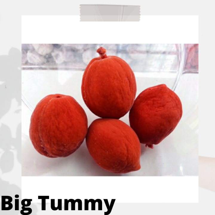 Stock 🇲🇾 Asam Jeruk Buah Merah / 无核红桃 /红皮榄/ Seedless Red Peach / Buah ...