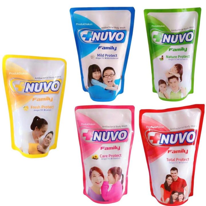 NUVO Family Antibacterial Body Wash Refill 400 | 825 ML | Lazada Indonesia