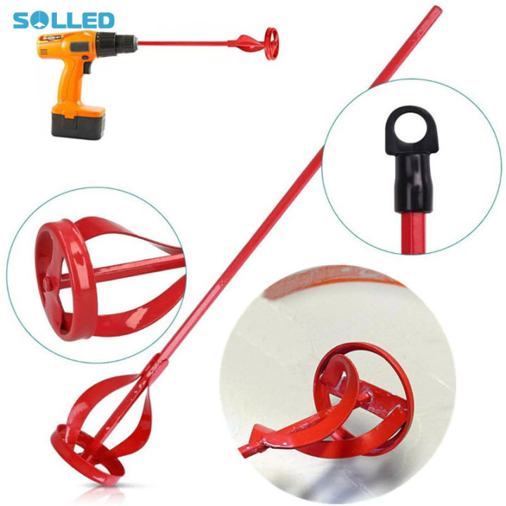 Hexagon Shaft Plaster Paint Mixer Electric Drill Mixing Paddle Multi ...