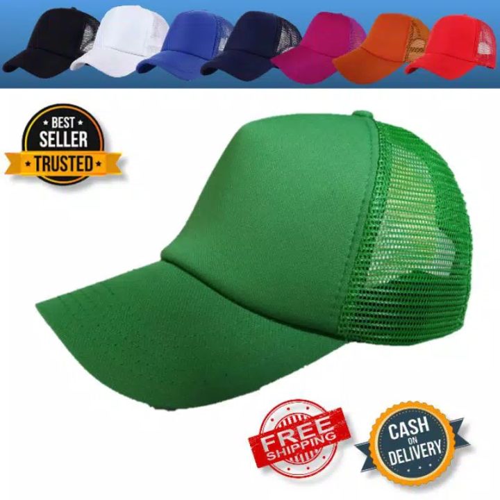 BEST PROMO Topi Trucker Jaring Polos Warna FULL | Lazada Indonesia