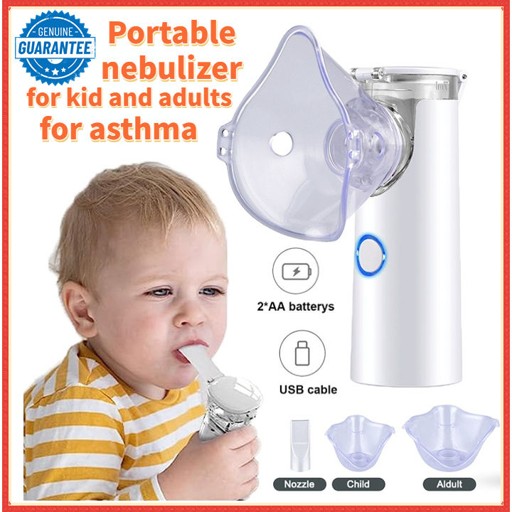 Portable Nebulizer rechargeable Inhaler Ultrasonic Spray Nebulizer ...