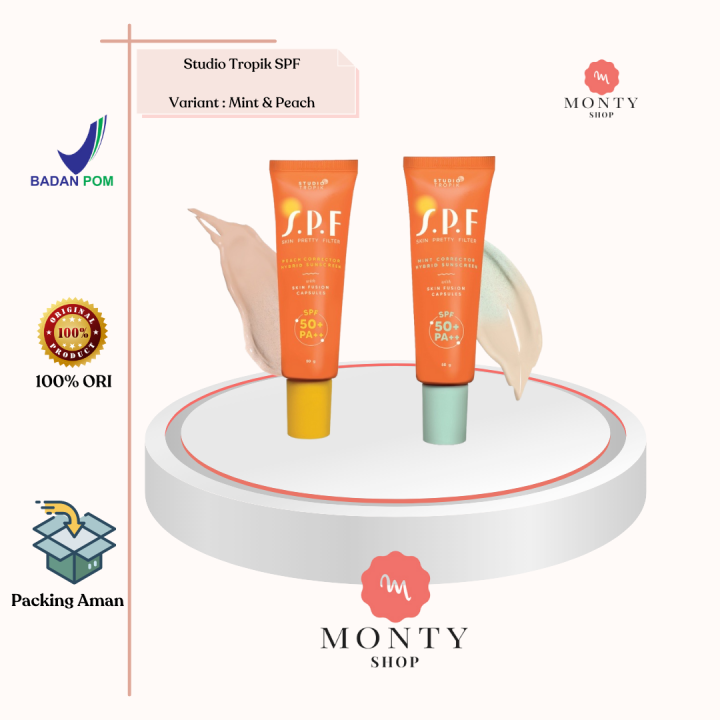 Studio Tropik SPF 50+ PA++ Mint Peach 15 g 50gr - Skin Pretty Filter ...