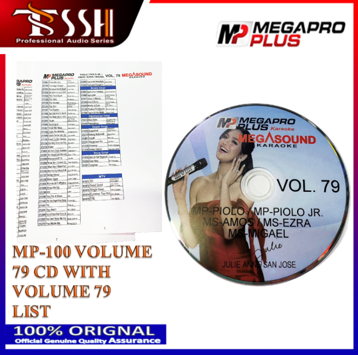 Megapro Plus MP100,Amos,Ezra,Migael Updated CD as of . AUGUST 2023 Vol: 79 | Lazada PH