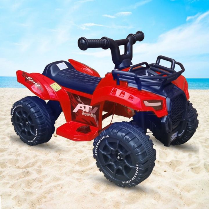 Electric Children ATV Beach Motorbike 4 Wheels Kids Scooter Bike ...