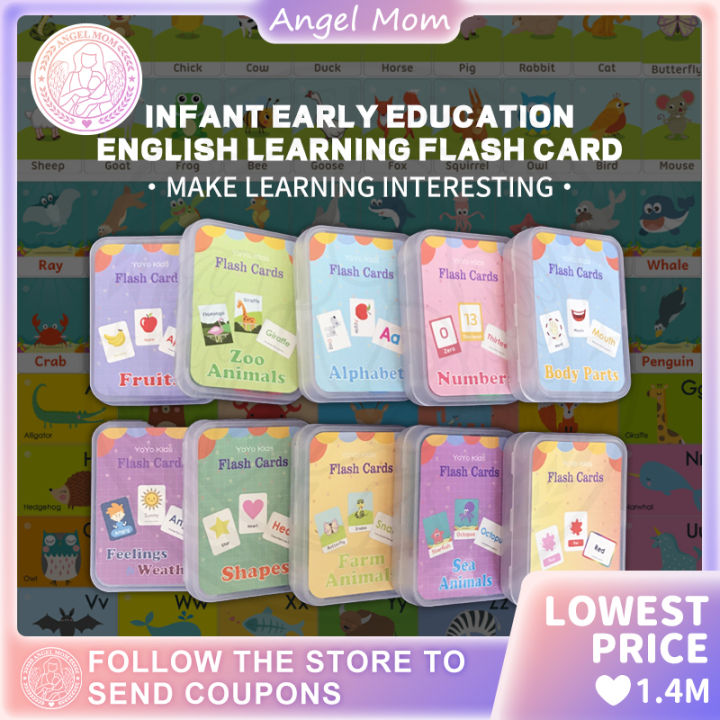 Baby Learning Card English Learning Card Infant Learning Card Early ...