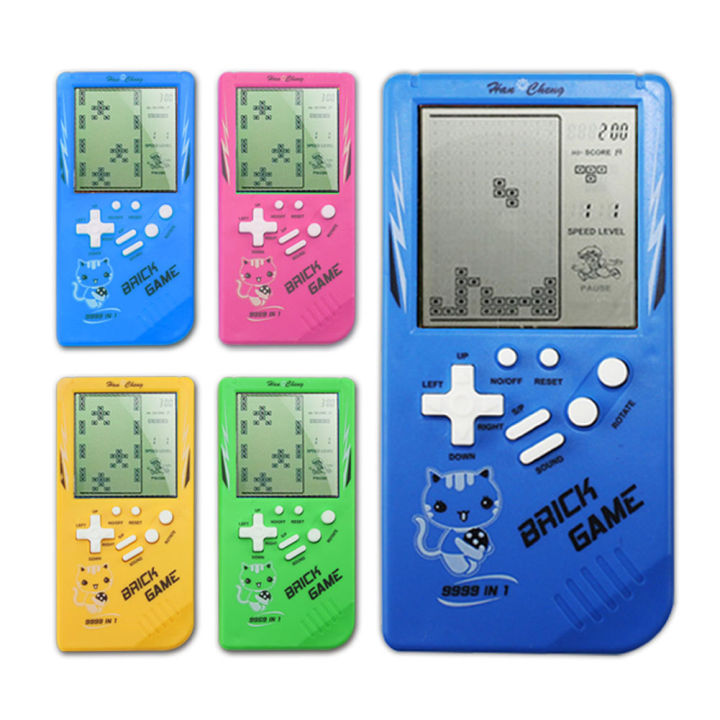 Portable Gaming Big Screen LCD Classic Handheld Game Machine Brick Game ...