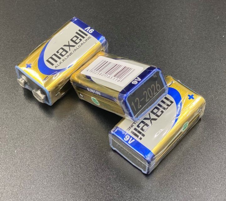 [Best Value] Maxell Alkaline 9V Battery 6LR61(GD) 1P CX DB Alcaline ...