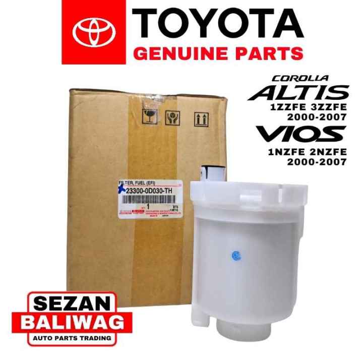 ORIGINAL TOYOTA FUEL FILTER ASSY COROLLA ALTIS VIOS 2002-2007 23300 ...