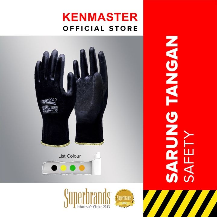 Sarung Tangan Pelindung HITAM / Sarung Tangan Safety | Lazada Indonesia