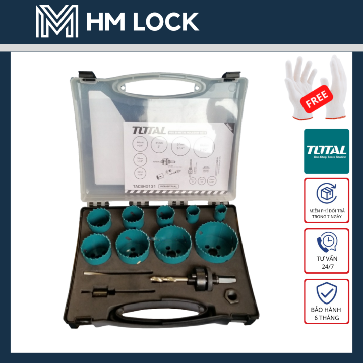 BỘ MŨI KHOÉT LỖ KIM LOẠI 13 CHI TIẾT TOTAL - HÀNG CHÍNH HÃNG ...