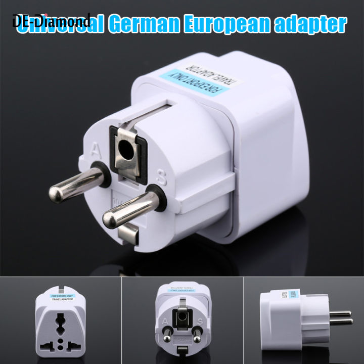 DE Universal US UK AU To EU Plug USA To Euro Europe Travel Wall AC Power Charger Outlet Adapter ...
