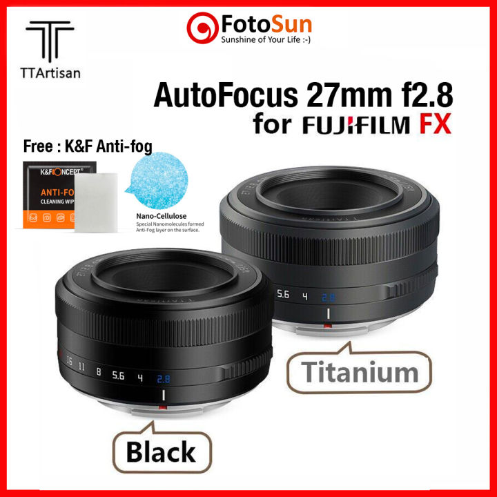 TT Artisan 27mm f2.8 Autofocus X-mount Fujifilm X series mirrorless lens Fujifilm X-E4 | Lazada