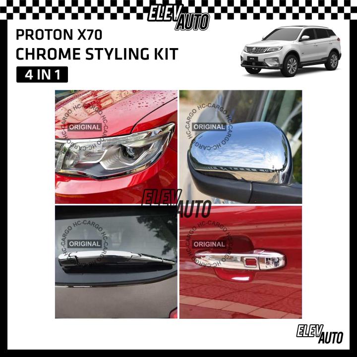 Proton X70 Chrome Set Styling Kit (4 in 1) | Lazada