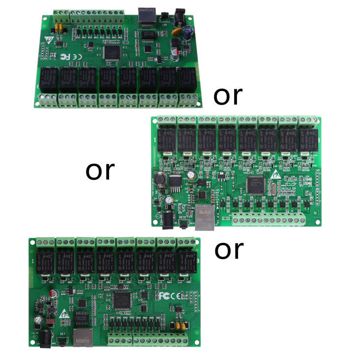 8 Channel Relay Network IP Relay Web Relay Dual Control Ethernet RJ45 ...