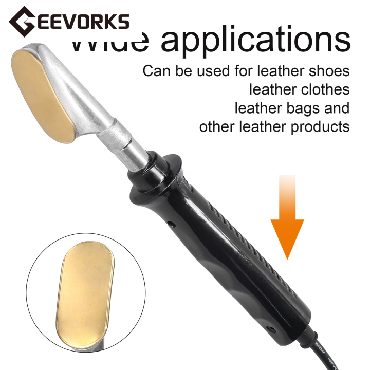 Geevorks เหล็กไฟฟ้าแบบพกพาขนาดเล็ก220 V 50W,เตารีดไฟฟ้าอุณหภูมิคงที่ ...