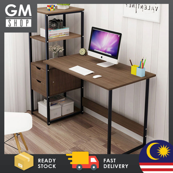GMshop Bedroom Simple Modern Office Student Writing Desk Study Table ...
