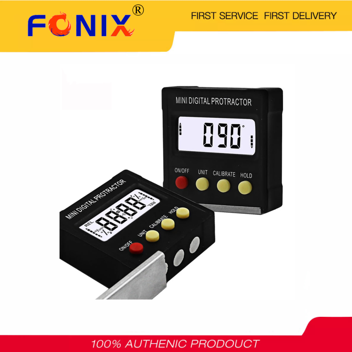 [Ready stock] FONIX Mini Digital Protractor Electronic Inclinometer ...