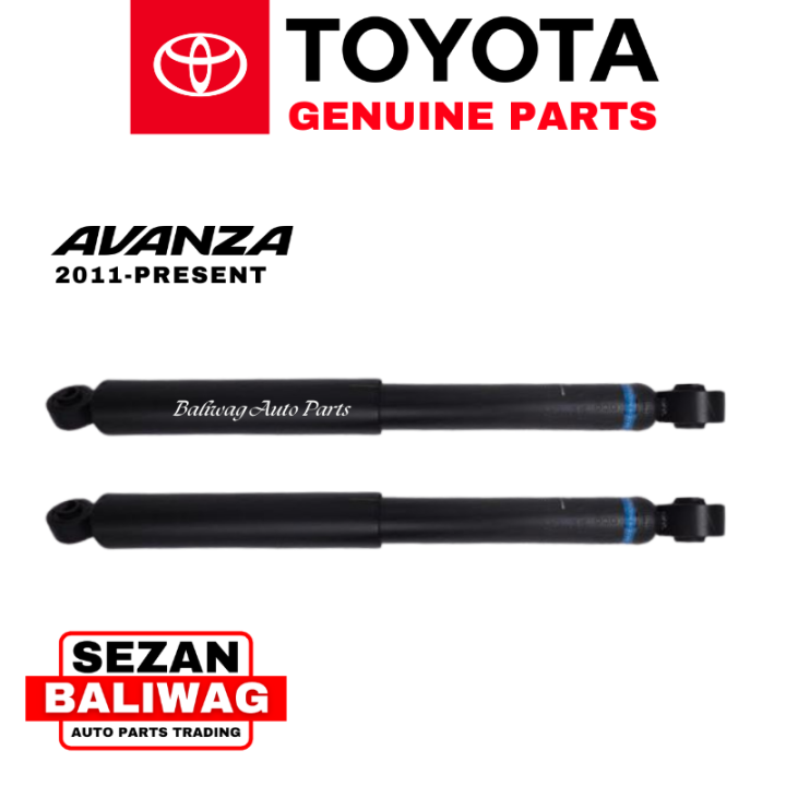 ORIGINAL TOYOTA REAR SHOCK ABSORBER SET AVANZA 2011-PRESENT 48531-BZ493 ...
