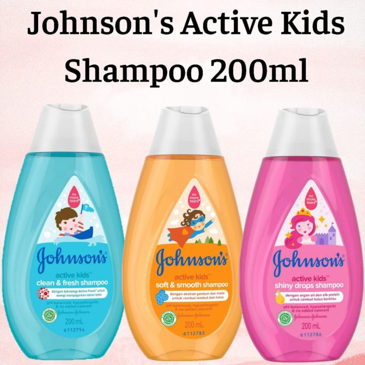 Johnsons Active Kids Clean / Johnson Shampo Bayi 200 ml / Clean & Fresh ...