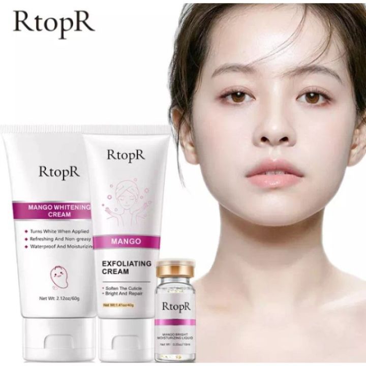 Paket RtopR Mango Whitening Cream RtopR Mango Exfoliating Cream RtopR ...
