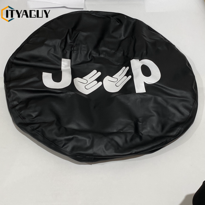 15 inch jeep PVC car spare tire spare tire cover fit for jeep compass ...