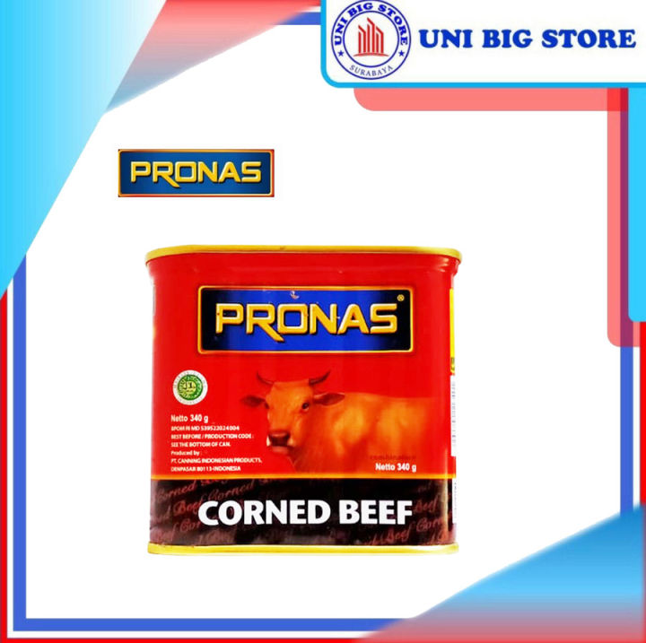 Pronas Corned Beef 340 gr Kornet Sapi Kaleng | Lazada Indonesia