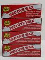 Star Wax, RED DYE WAX - Water Proof Floor Wax with Dye (pack of 6 ...