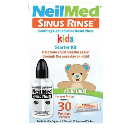 Neilmed Sinus Rinse Starter Kit for Kids - Paediatric 30 Sachets with 1 ...