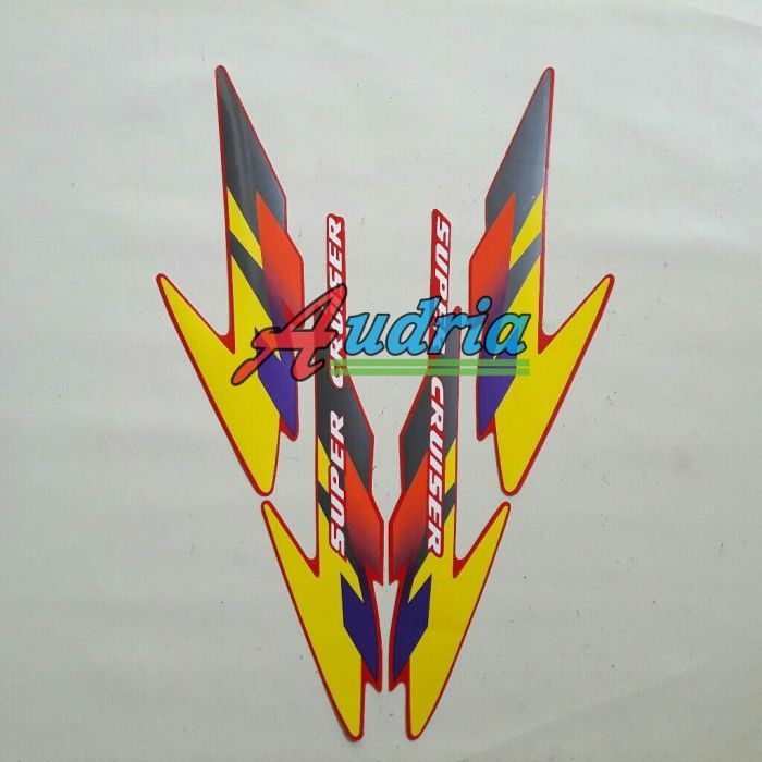 Stiker Striping Motor Honda Tiger 1997 Merah | Lazada Indonesia