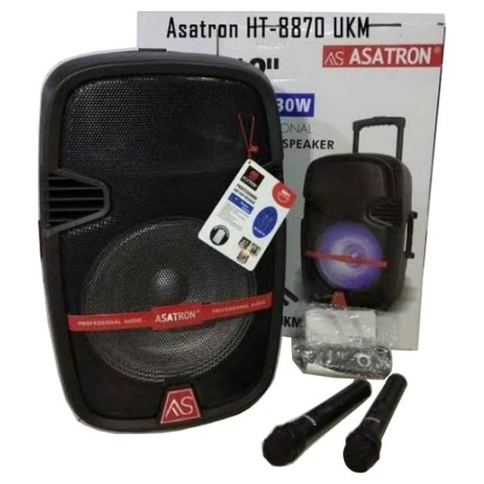 Speaker Portable Asatron HT 8870 12inch | Lazada Indonesia