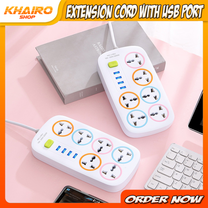 🔥 Power Extension wire socket Cable Moveable Multi Function Socket with ...