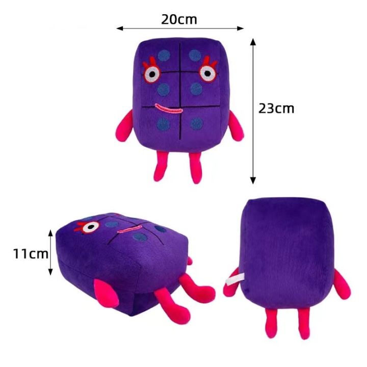 NEW Numberblocks Plush Toys Colorful Number Blocks Stuffed Toys For ...