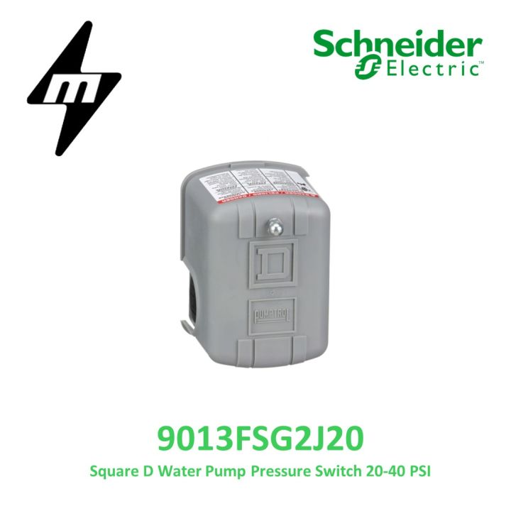 Schneider Electric # 9013FSG2J20 SQUARE D Pumptrol water pump pressure ...