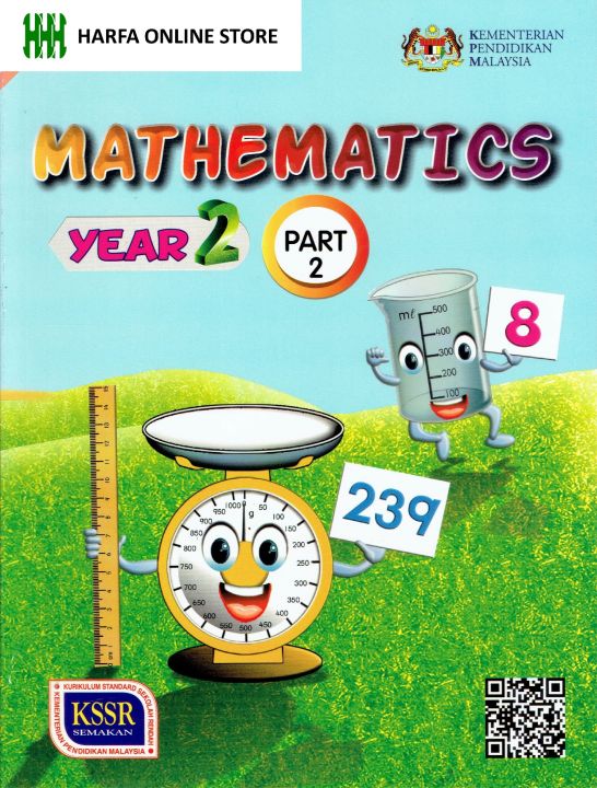 Buku Teks Mathematics Part 2 Year 2 (DLP) KSSR ( TB YEAR 2 ) | Lazada