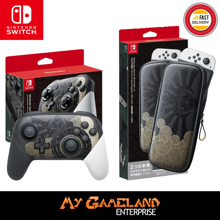 Nintendo Switch Pro Controller / Carrying Case The Legend of Zelda ...