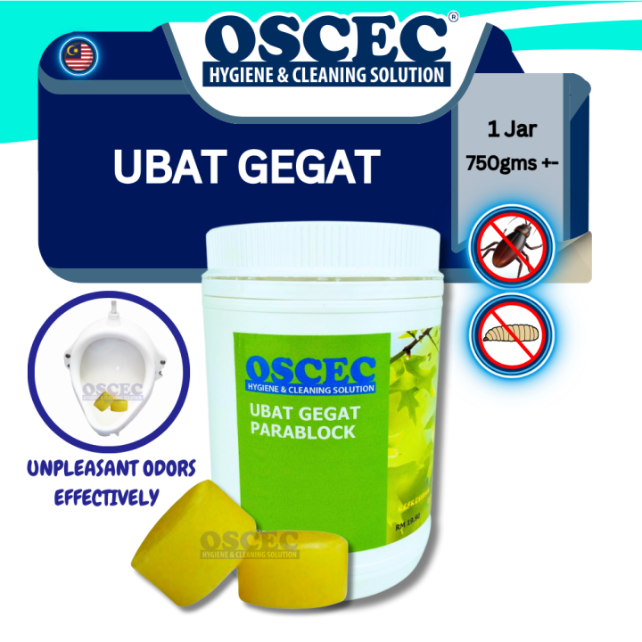 Ubat Gegat Para Block 750gms+- / Lemon Para Deodorant Toilet Ubat Gegat ...