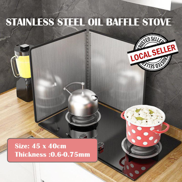 Stainless steel oil baffle stove high temperature resistant baffle ...