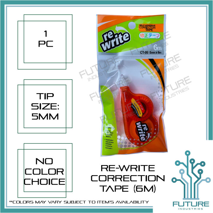 Rewrite Correction Tape Ballpen Ball Pen Eraser Rewrite Correction Tape ...