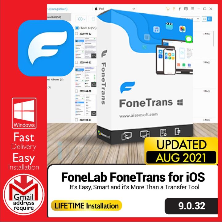 FoneLab FoneTrans for iOS 9.0.50 - Easy, Smart & Than a Transfer Tool [WINDOWS x64] - Digital ...