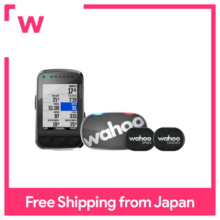 WAHOO Element Bolt Bundle (Sensor Set) Heart Rate Sensor (TICKR GEN2 ...