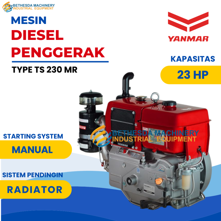 Diesel Yanmar 23HP Engine TS 230 MR-di Mesin Penggerak 23PK / 23 HP | Lazada Indonesia
