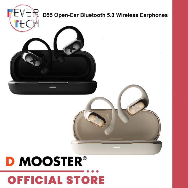 DMOOSTER D55 Open-Ear Bluetooth 5.3 Wireless Earphones,Built-in ...