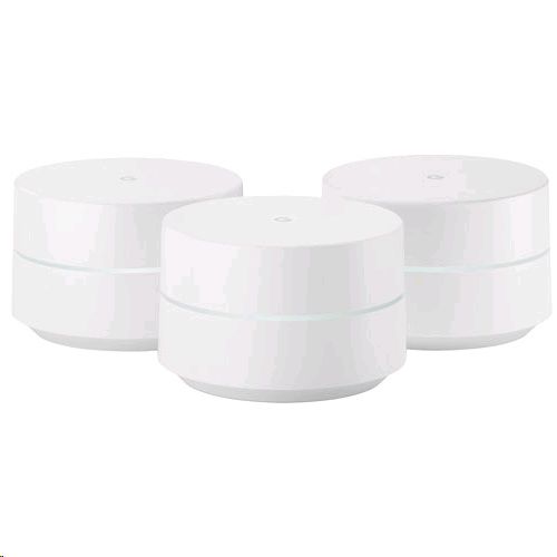 Google WiFi Router 3 Pack – 4x4 AC2200 Mesh Wi-Fi Routers with 6600 Sq ...
