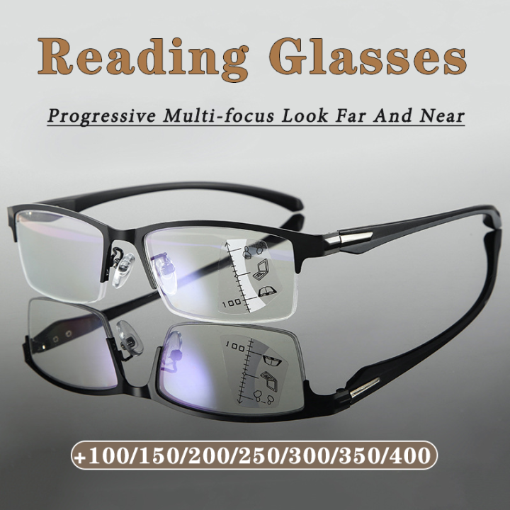 Progressive Multi-focus Presbyopia Glasses Intelligent Zoom Look Far ...