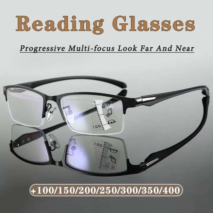 Progressive Multi-focus Presbyopia Glasses Intelligent Zoom Look Far ...