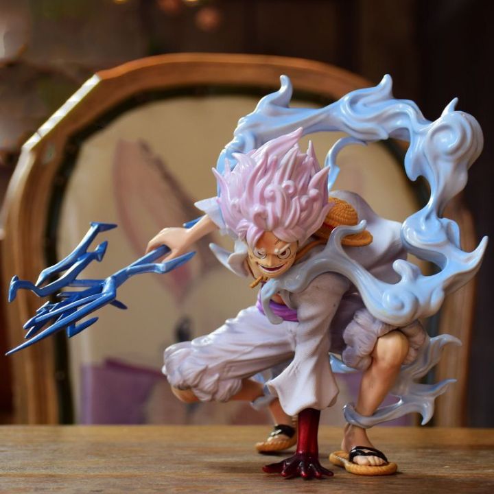 One Piece Anime Action Figure Monkey D Luffy 18CM Grea 5 Lightning ...